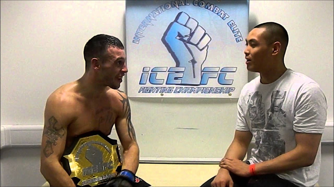 Daryl Golding ICE FC 4 post fight interview - YouTube