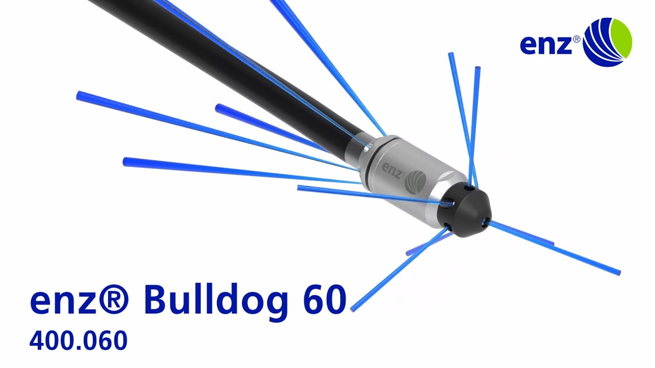 enz® Bulldog 60 - Hydro jetting a culvert - YouTube