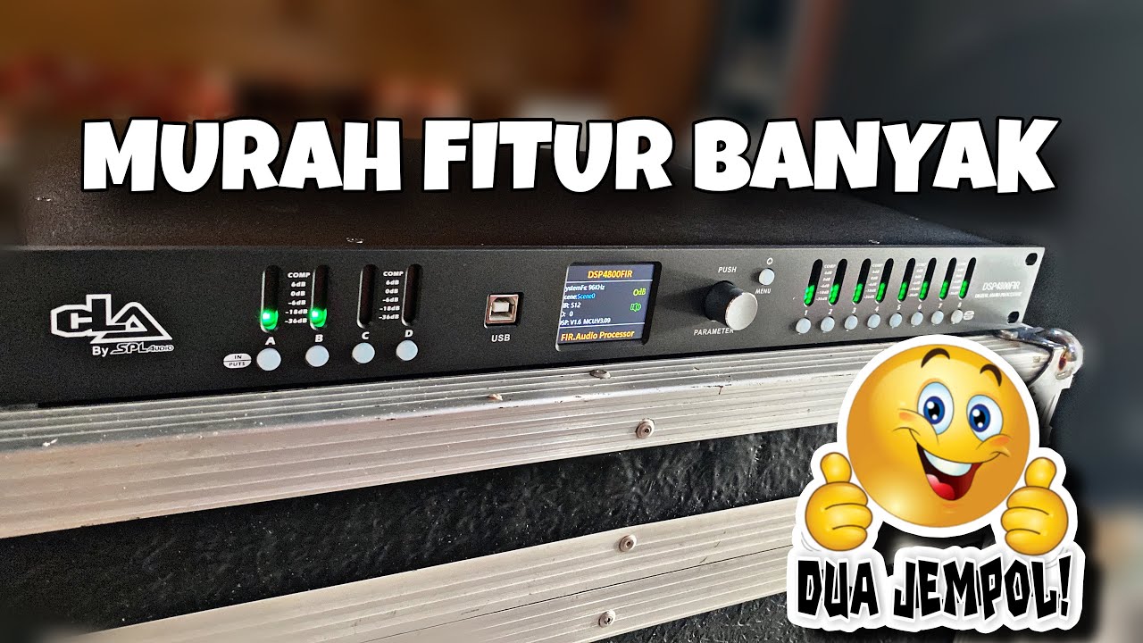 DLMS CLA By SPL AUDIO DSP4800FIR | Langsung Modif - YouTube