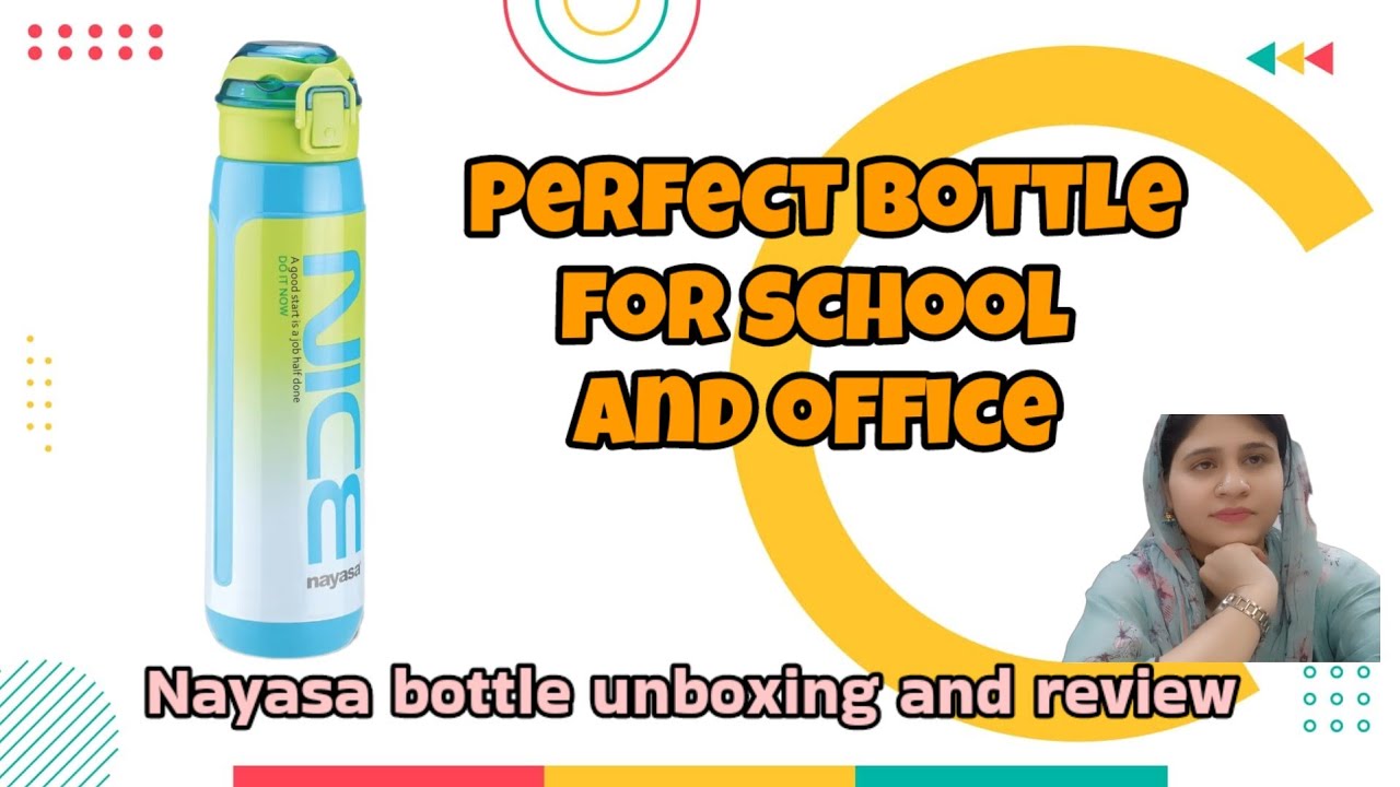 Nayasa unbreakable turbo water bottle 900ml. BPA free leak proof water ...