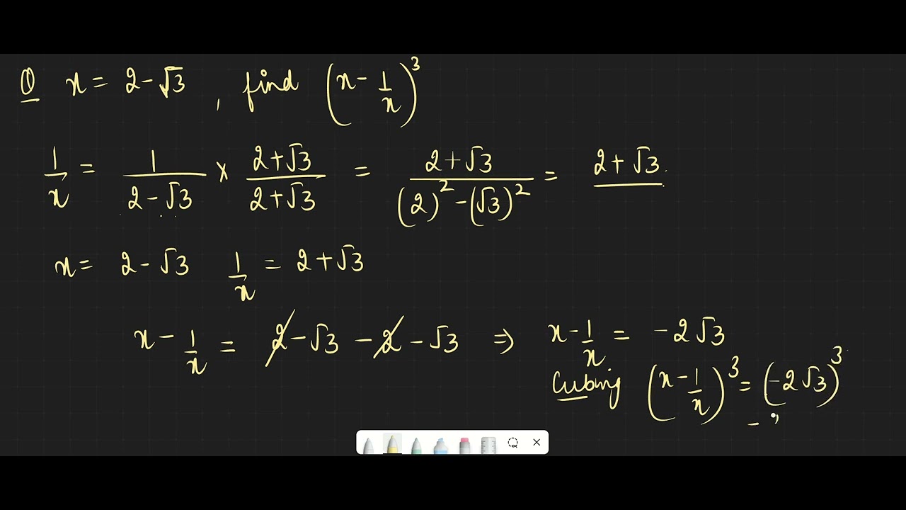 QUESTIONS ON NUMBER SYSTEM AND POLYNOMIALS - YouTube