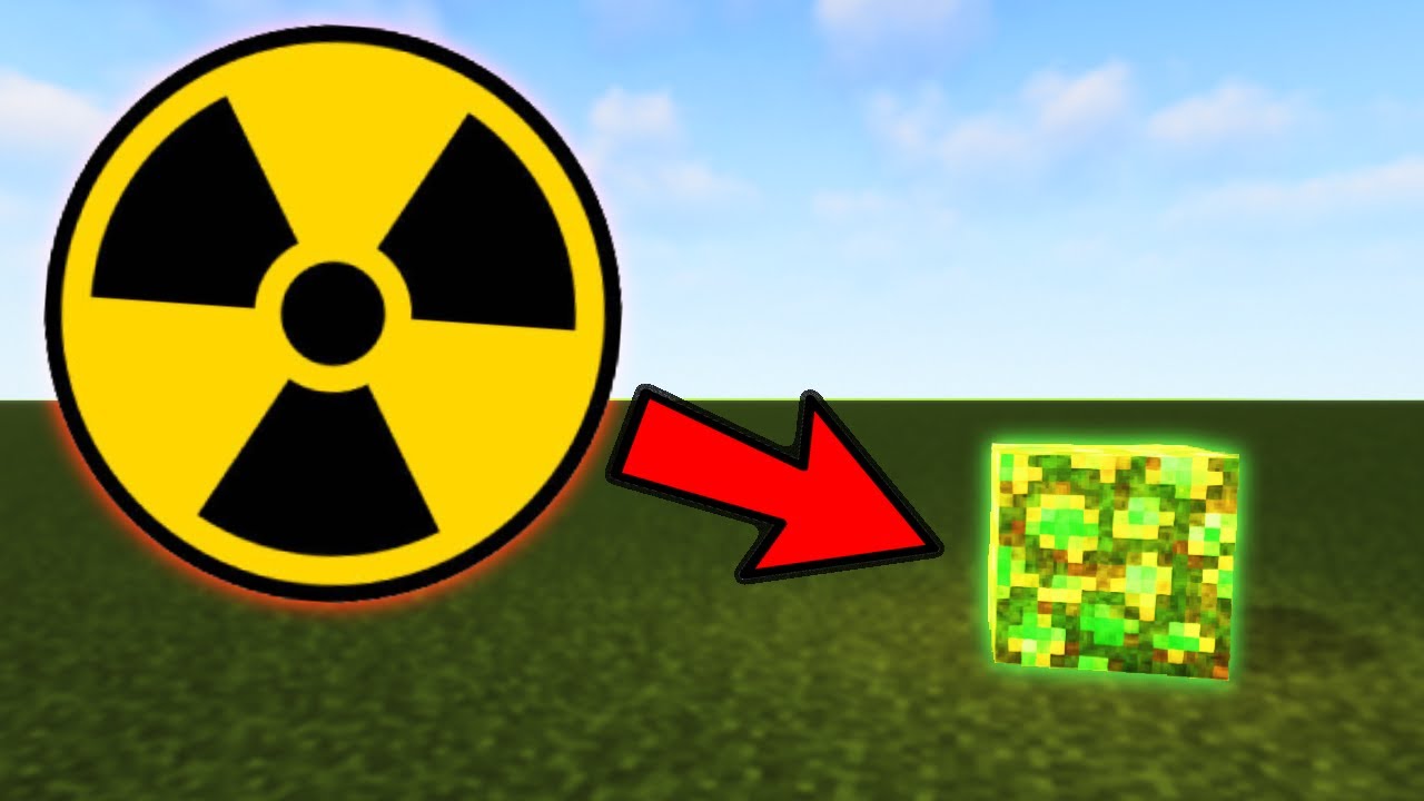 This is Minecraft block is super radioactive! - YouTube