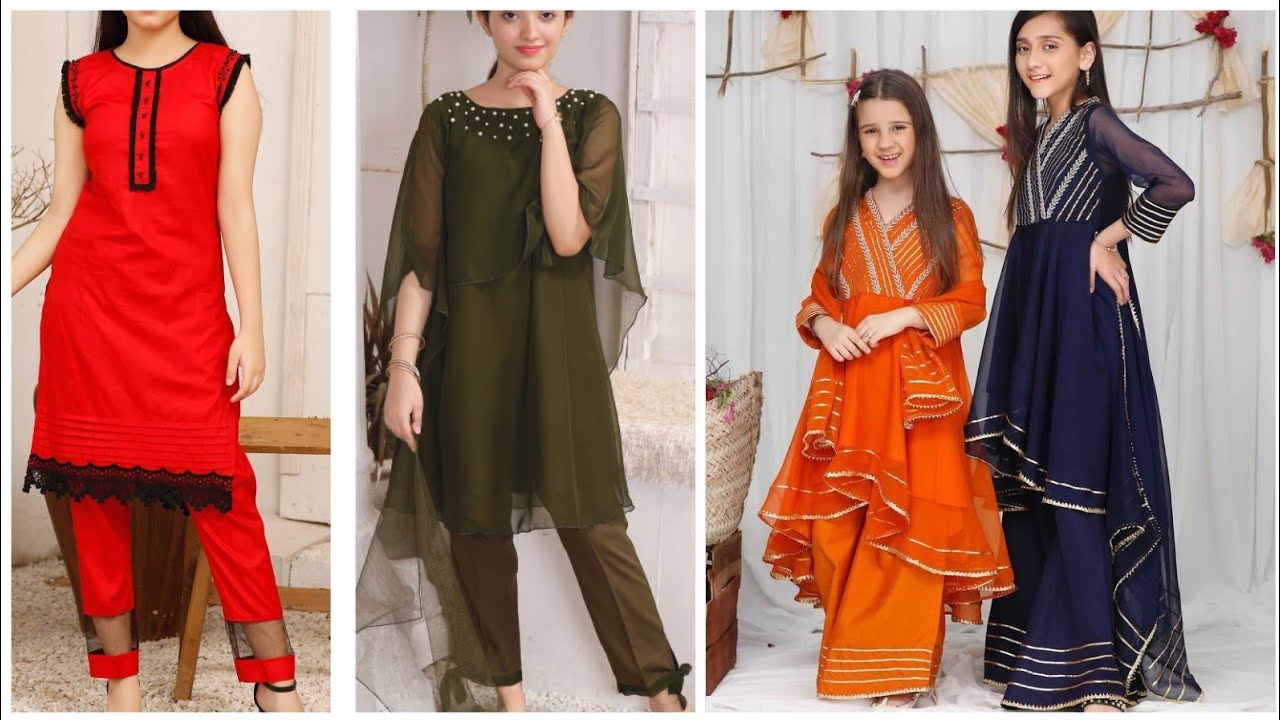 beautiful new and Stylish little girls ( 2 to 15 years Age ) Dresses ...