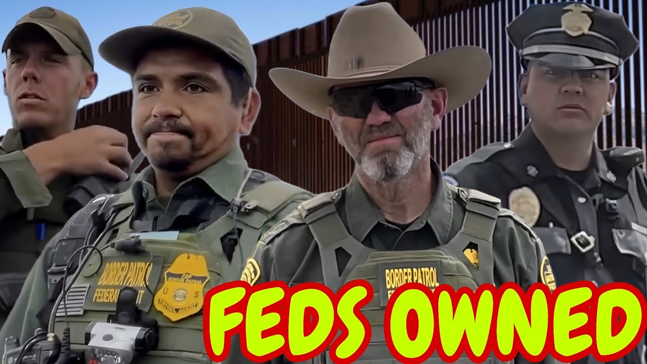 10 FEDERAL AGENTS OWNED BY VETERAN AT THE BORDER! - YouTube