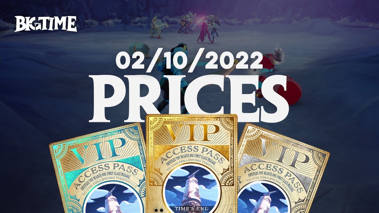 *NEW* Big Time NFT'S Prices (VIP PASSES, Collections, Spaces ...