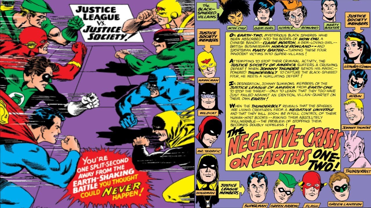 "The Negative-Crisis on Earths One-Two!" | Justice League of America ...