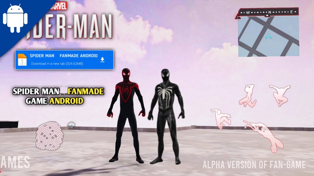 Spider Man Fanmade Game Android ( Like Spider Man 2 ) - YouTube