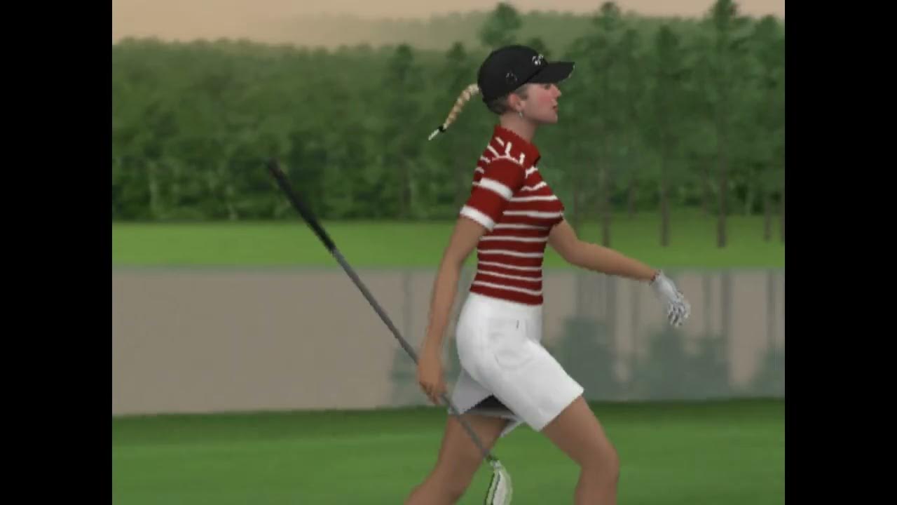 Part 3 Natalie Gulbis vs. Jim Furyk TPC Sawgrass Tiger Woods PGA Tour 06 PlayStation 2 Hard ...