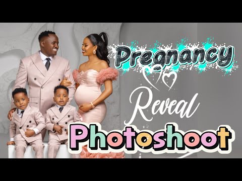 Pregnancy Reveal  Photoshoot - BTS