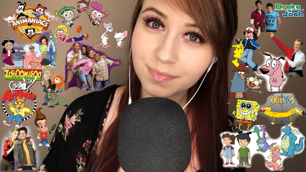 ASMR | Favorite Childhood Cartoons Theme Songs | Whispered - YouTube