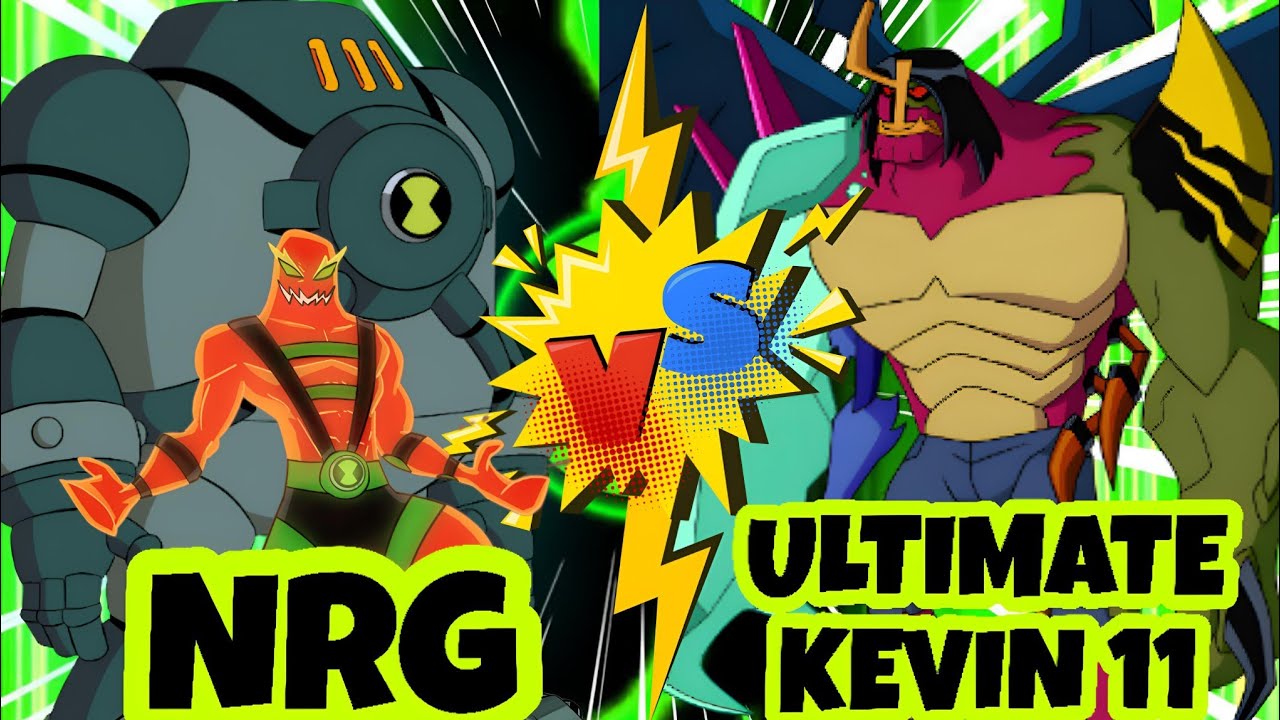 NRG vs Ultimate Kevin (Ben 10 xenodrome) Ben 10 Ultimate Alien NRG ...