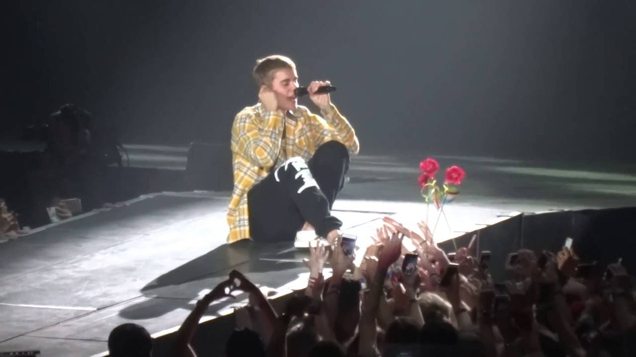 Justin Bieber - Purpose (live) Purpose Tour Antwerp - YouTube
