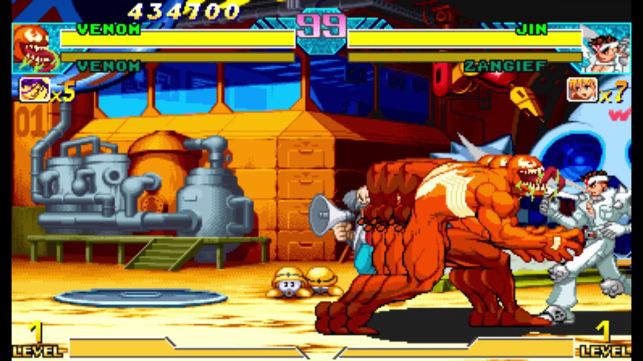 Marvel vs Capcom 1 ( Arcade ) - Red Venom / Venom Playthrough ( Nov 24 ...