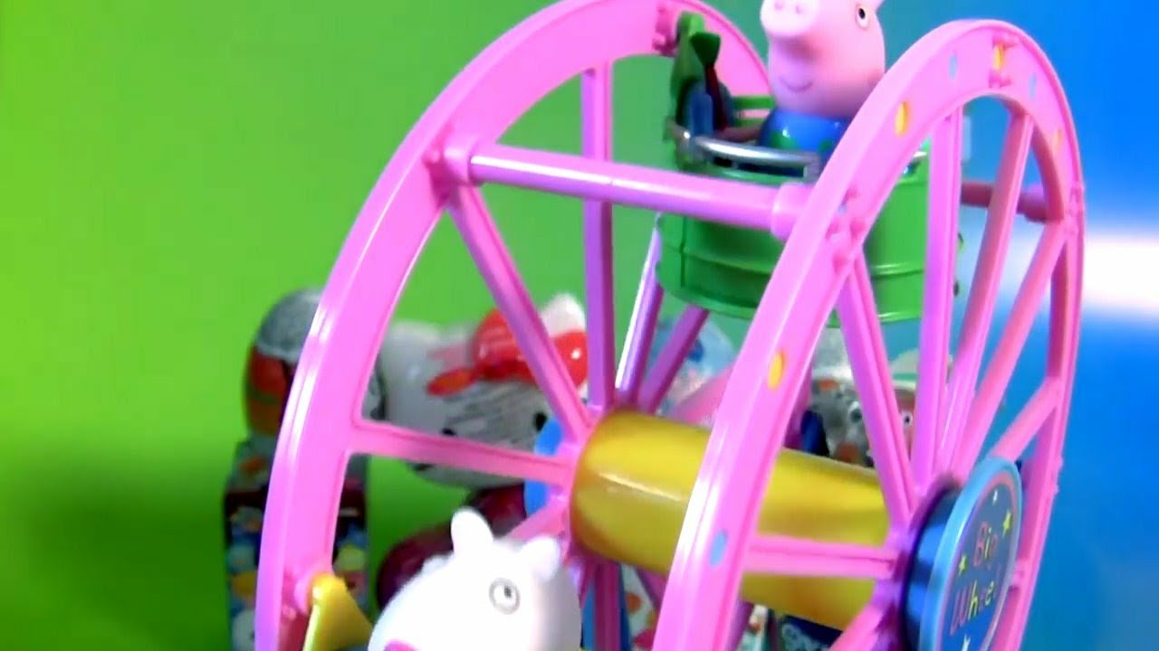 TOY SURPRISES Peppa Pig Big Wheel toys Disney Princess Heart Surprise ...