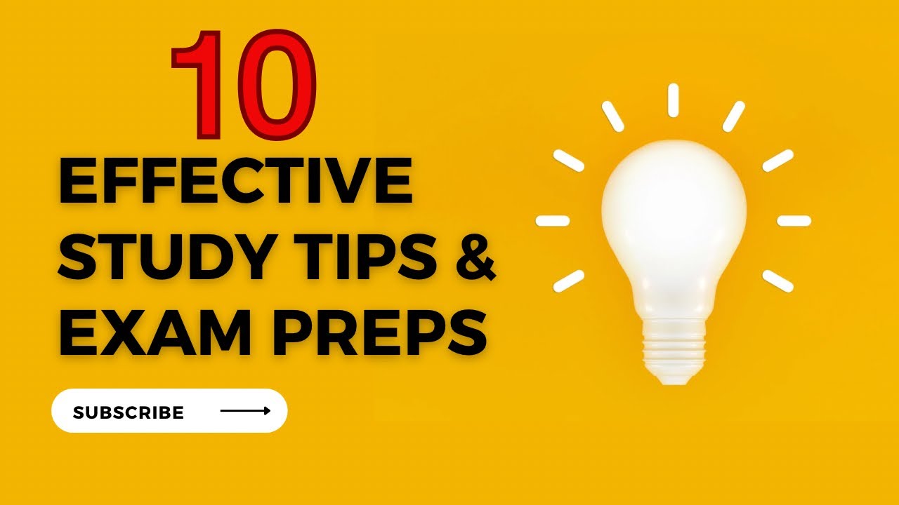 10 Effective Study Tips & Exam Preparation 🤯 - YouTube