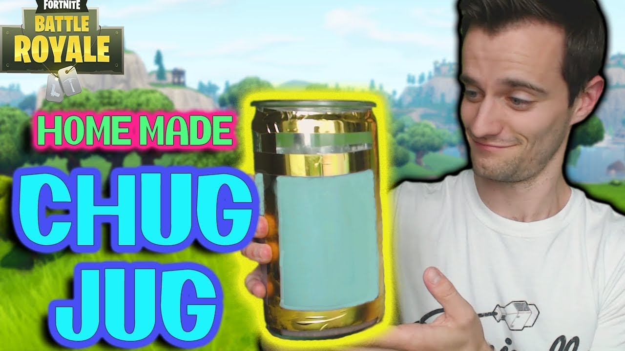 Real Life Chug Jug | Chug Jug IRL CHallenge (Fortnite Funny Moments ...