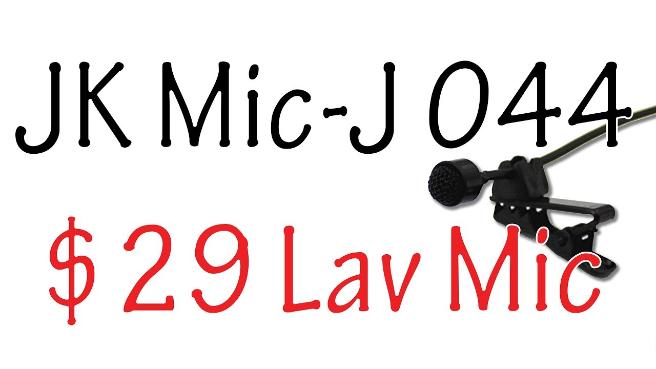 Pro JK MIC-J 044 Lavalier Lapel External Microphone Review - 4k UHD ...