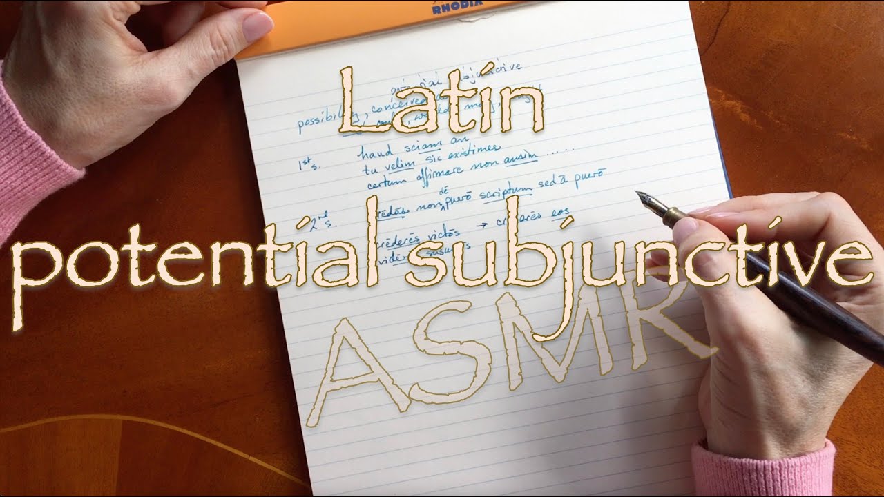 Latin 🏛ASMR: potential subjunctive - YouTube
