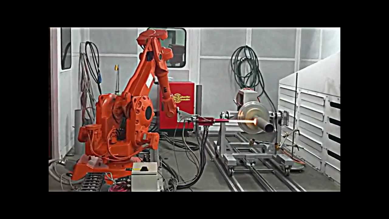 HVOF coating Castolin Eutectic: CastoJet CJK5 demonstration - YouTube