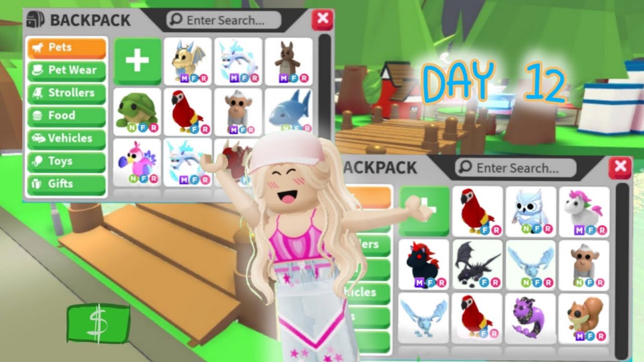 Growing My Inventory For 15 Days In Adopt Me!🐿🐝 - YouTube