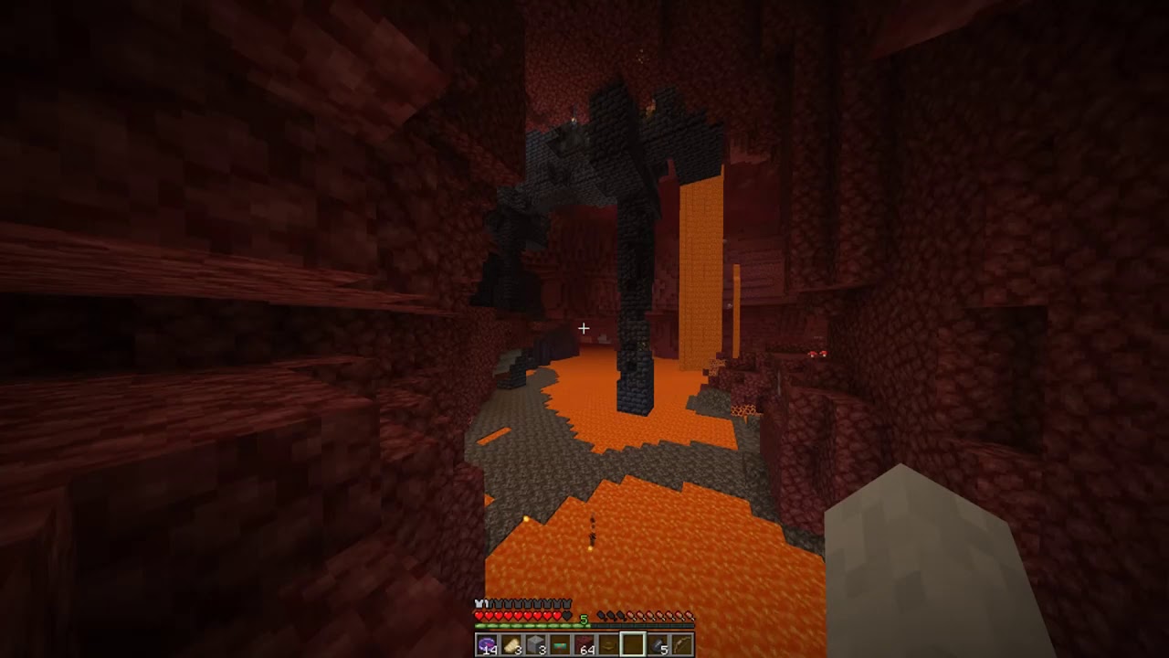 random people stuck in the nether attempt to escape - YouTube