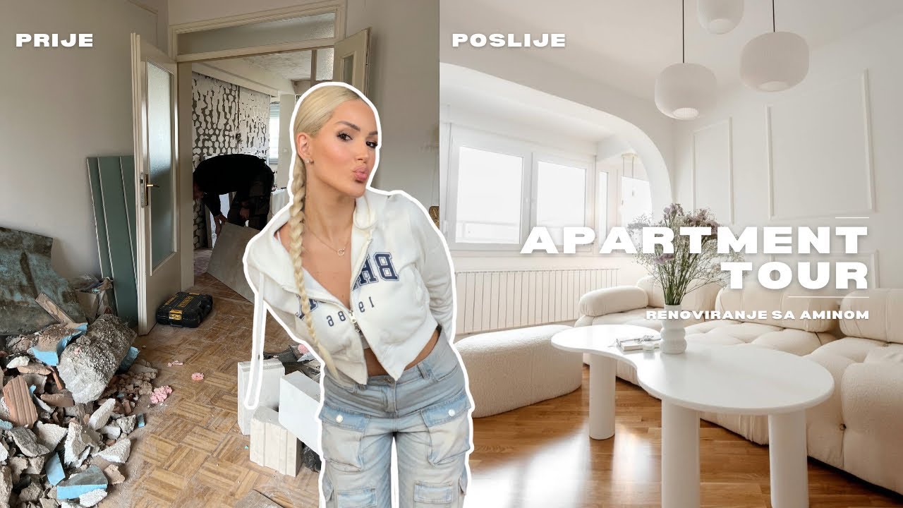 apartment tour - kako je proslo renoviranje stana? 🛋 🛠 - YouTube