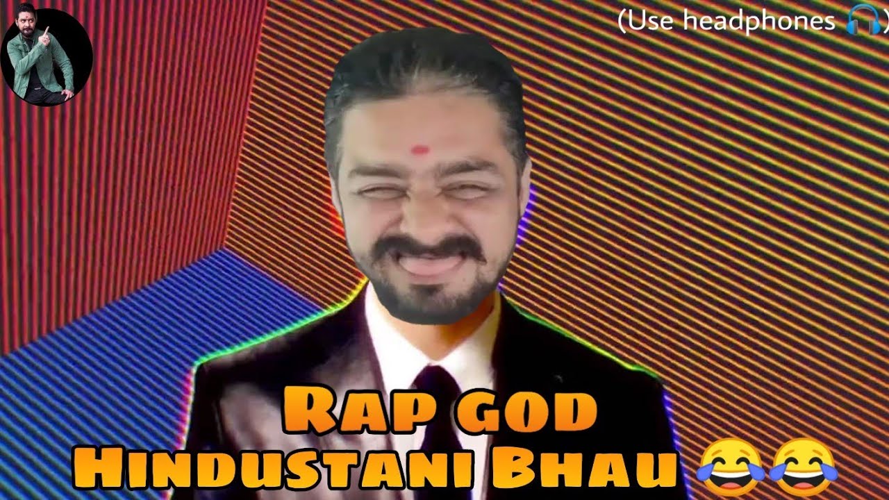 Rap God ft. Hindustani bhau 😂😂 || Eminem rap god || Hindustani Bhau ...