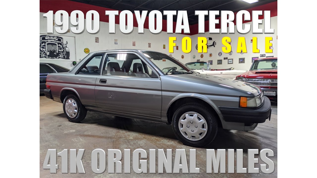 SOLD- 1990 Toyota Tercel 2-Dr Coupe 42K Original Miles - YouTube
