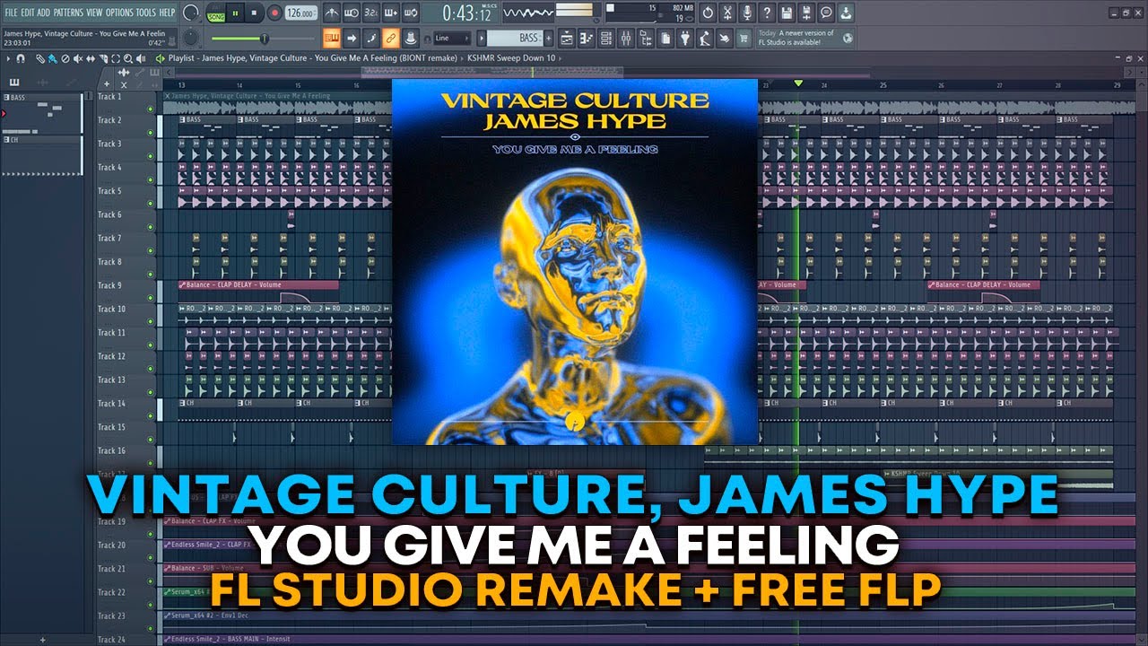 Vintage Culture, James Hype - You Give Me A Feeling [FL Studio Remake ...