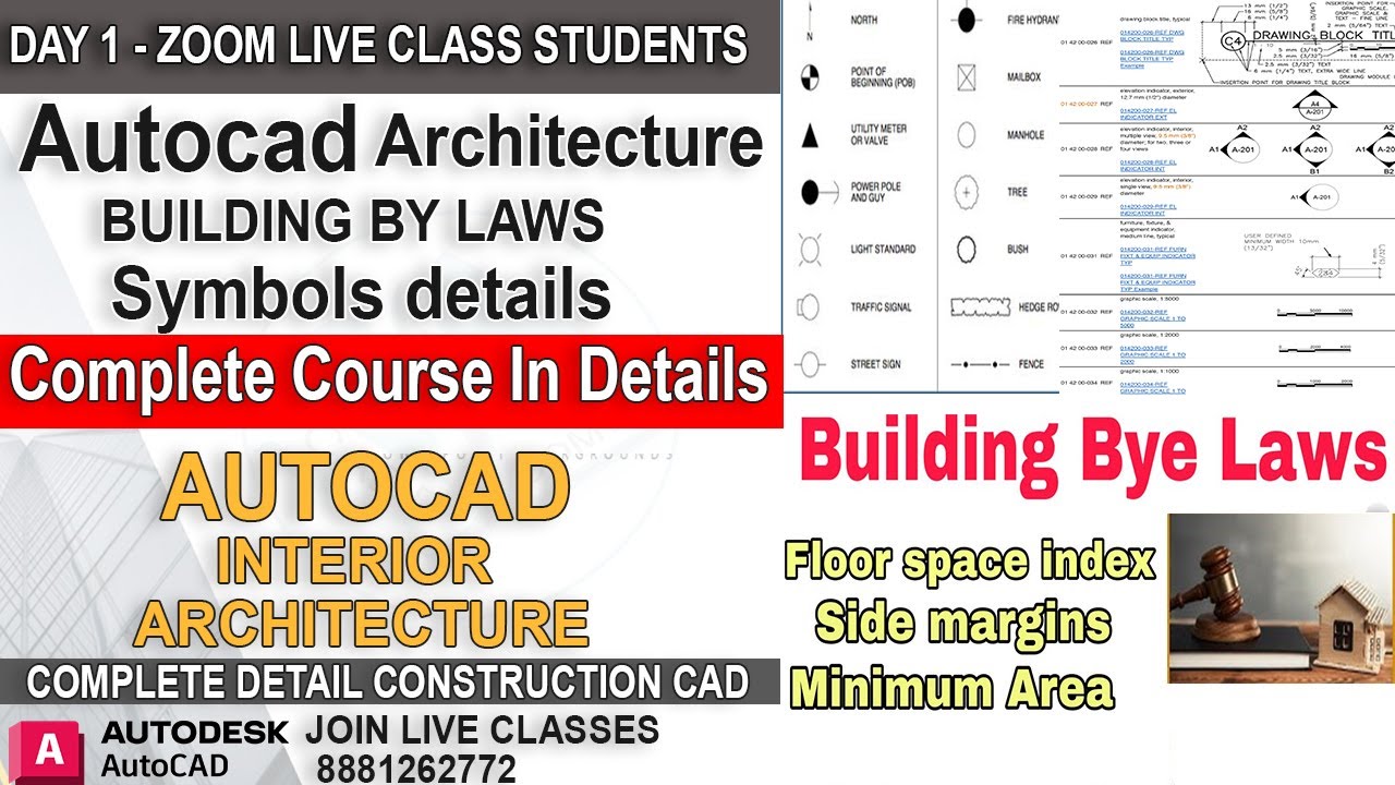 Live Class Architecture Plan + Callout Details +Symbols Information ...