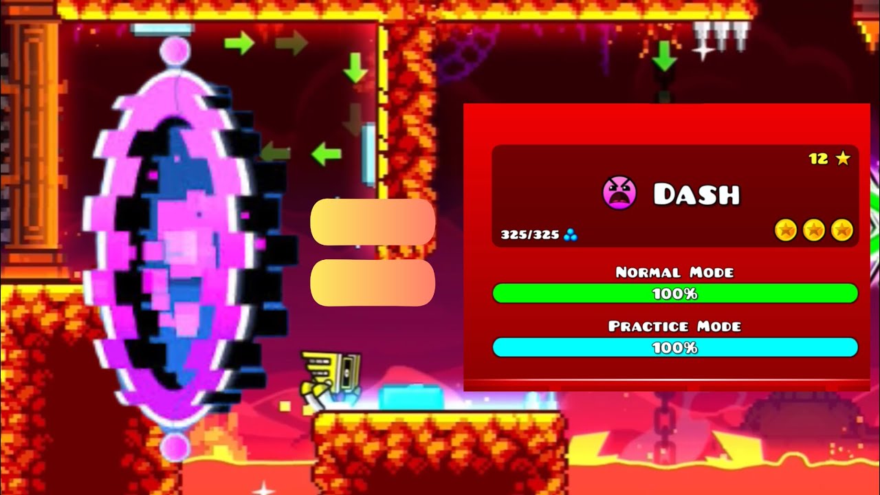 Dash but for every mini portal, another Dash plays - YouTube