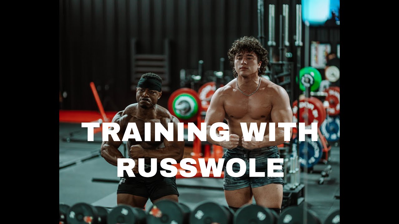 TRAINING WITH RUSSWOLE | CORRUPTED STRENGTH | VISITING THE GBT HQ ...