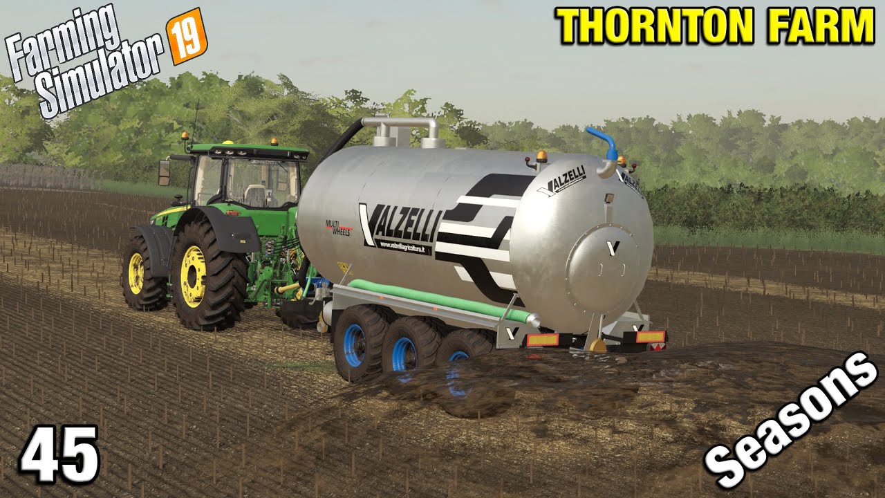 SPREADING OUR FIELDS READY FOR THE NEXT CROPS Thornton Farm Timelapse ...