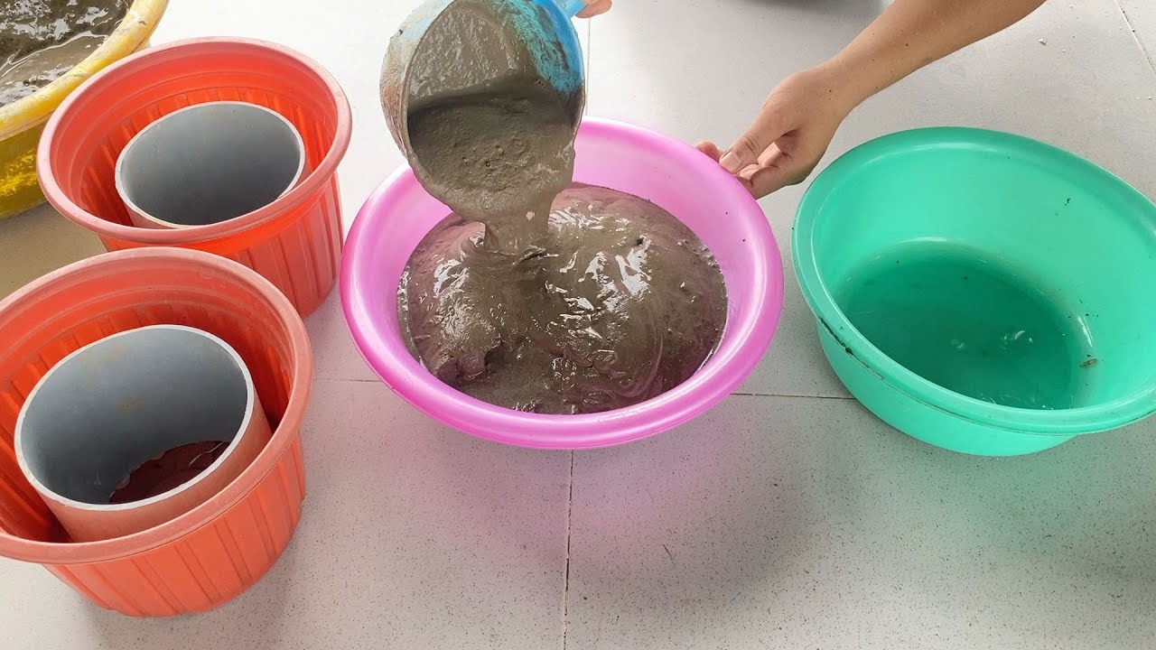 Great ideas with cement - the art of shaping cement at home with just ...