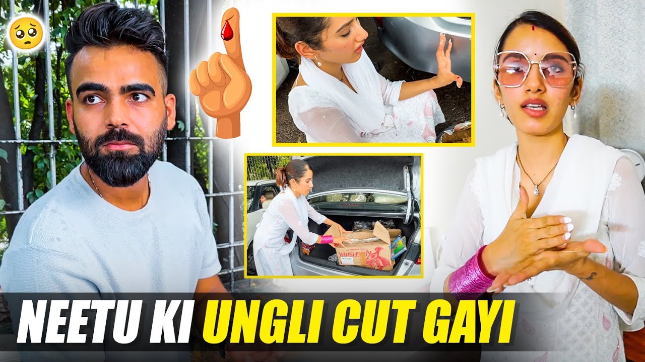 Bhandare ke time Neetu ki ungli cut gayi | Bhandara Rokna Pada - YouTube