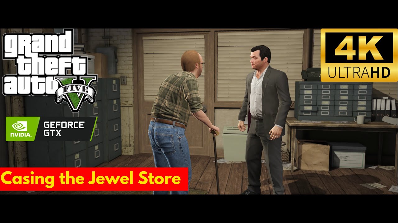 GTA 5 - Mission #10 - Casing the Jewel Store [ 100% Gold Medal ...