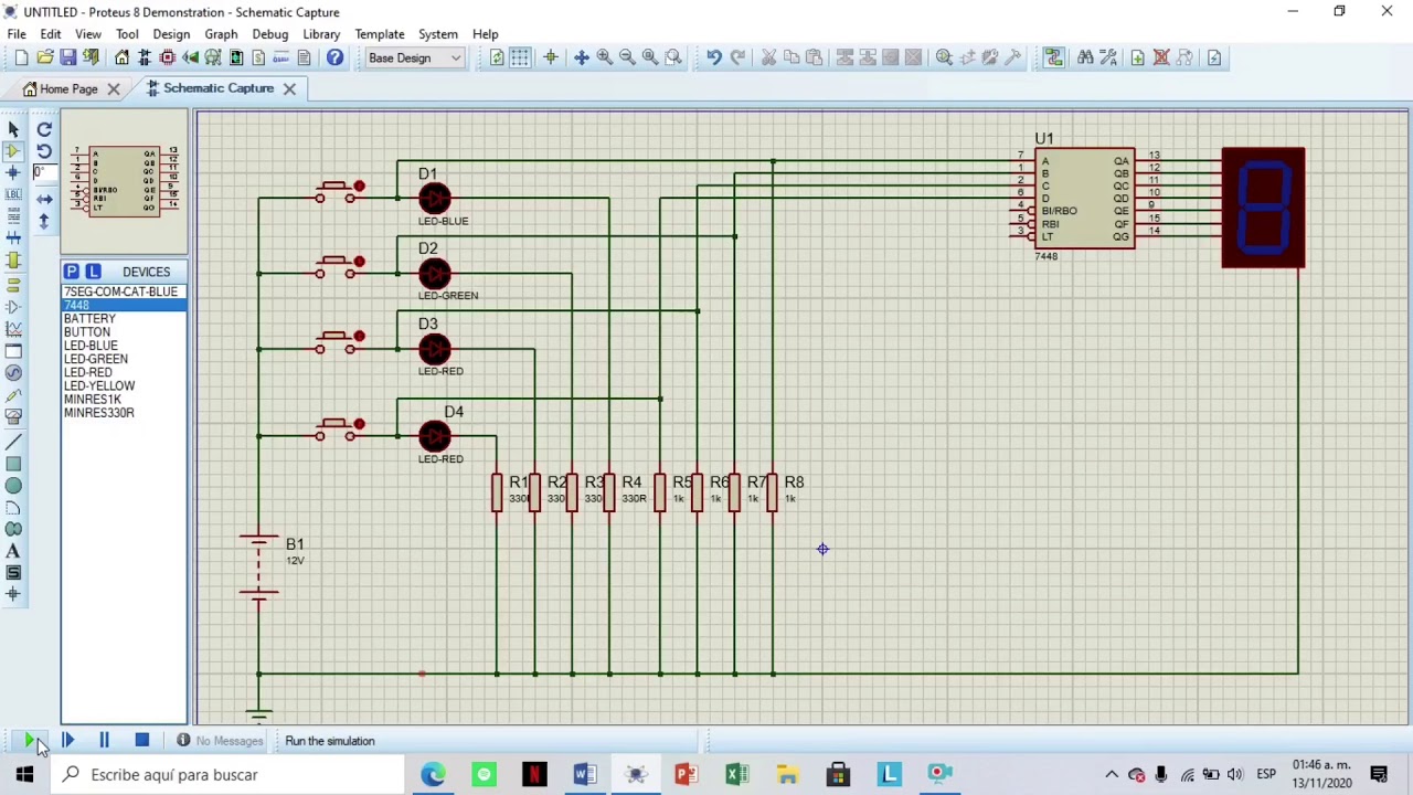 PRACTICA 10 / DISPLAY DE 7 SEGMENTOS Y CONVERTIDOR BINARIO A DECIMAL ...