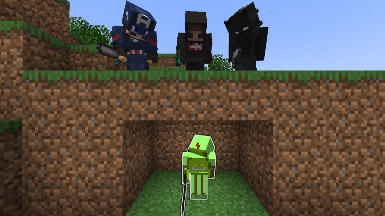 Minecraft Survivalist VS 3 Hitmen REMATCH - YouTube