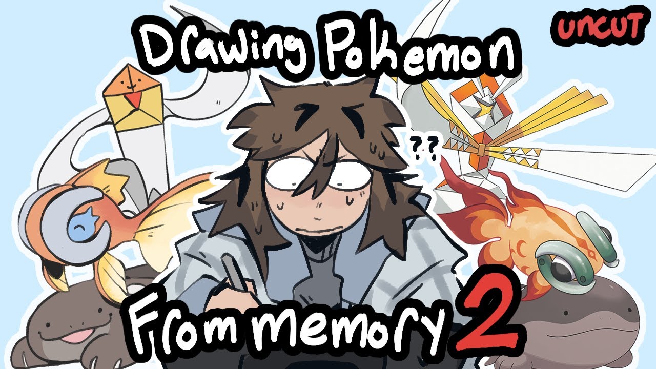 Drawing pokemon from memory 2 (full stream - YouTube