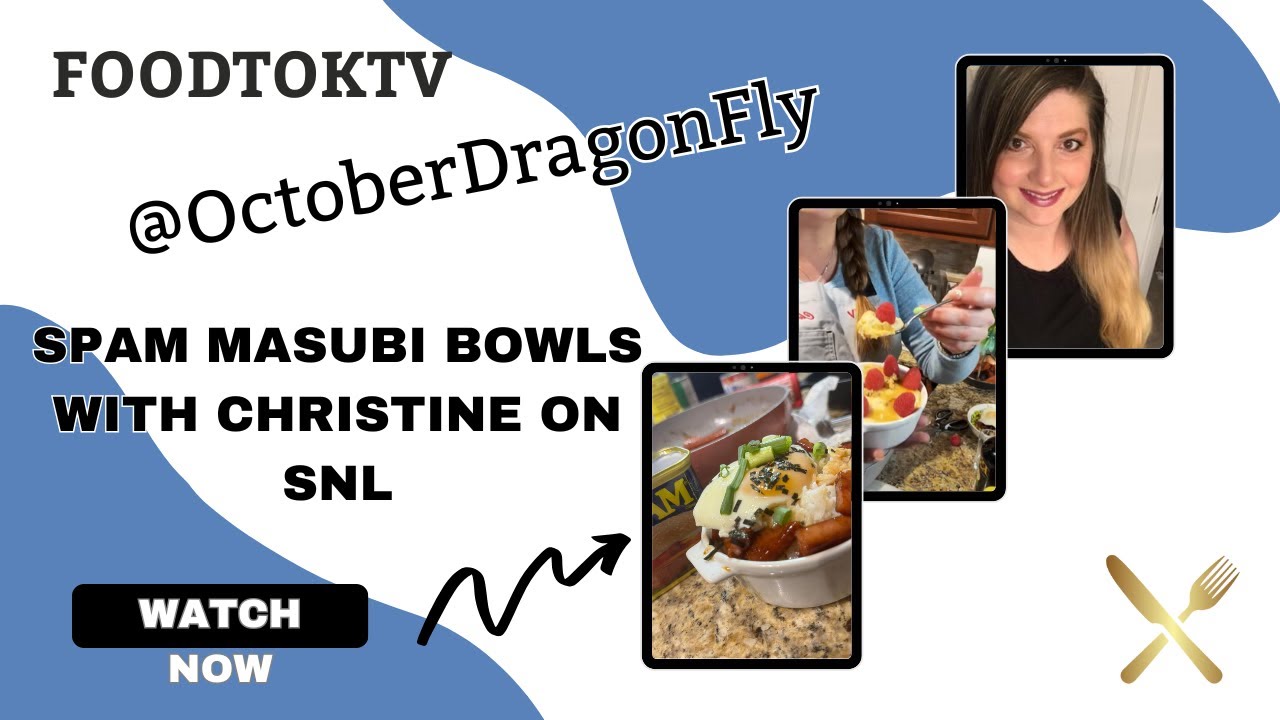 Spam Masubi Bowls with OctoberDragonFly on SNL | FoodtokTV - YouTube