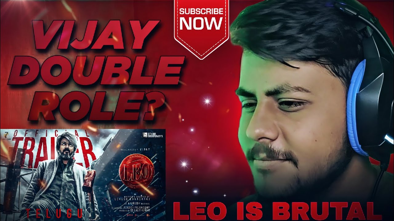 Leo Trailer Reaction | Vijay Thalapathy, Arjun S, Sanjay D | Anirudh ...