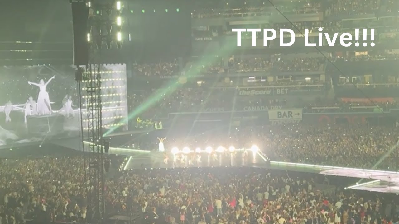 TTPD Era Live From Taylor Swift The Eras Tour!!! - YouTube