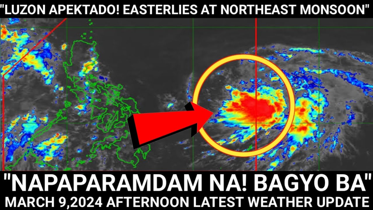 "MAY BINABANTAYANG BAGYO" Nasa LUZON EASTERLIES AT NORTHEAST MONSOON ...