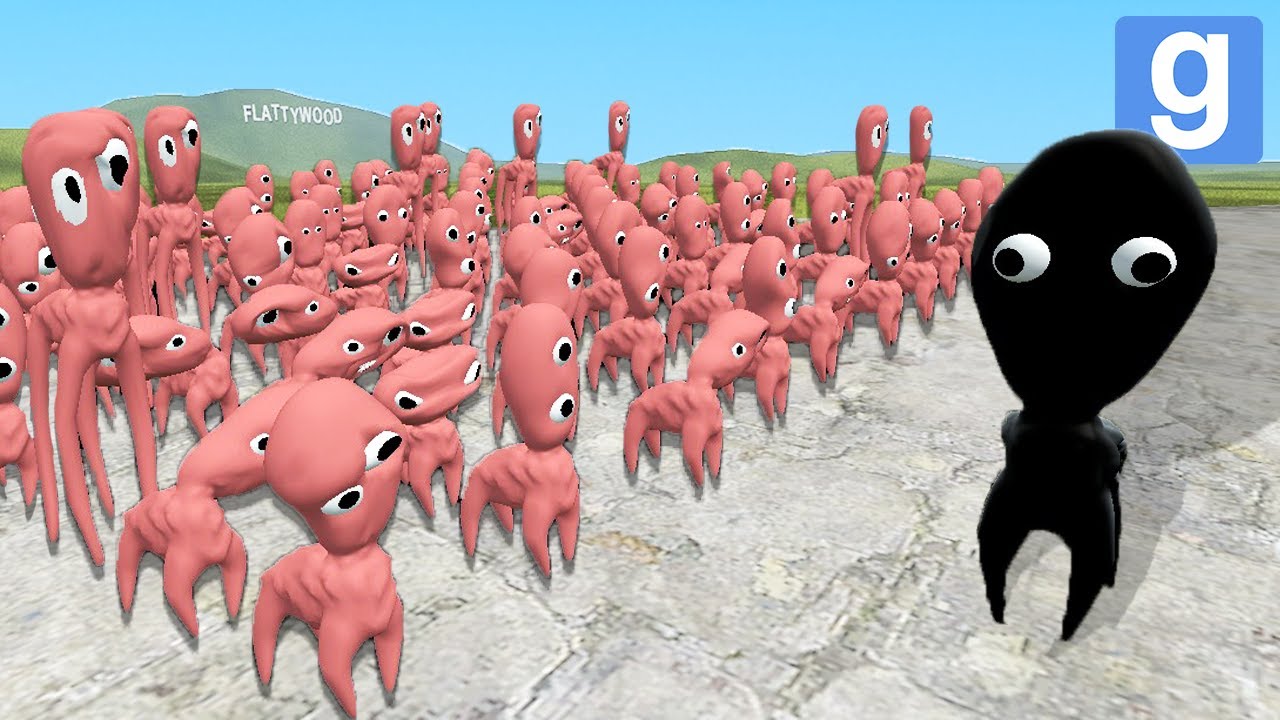 100 NUGGETS vs 1 FULLY GROWN! (Garry's Mod Sandbox) | JustJoeKing - YouTube