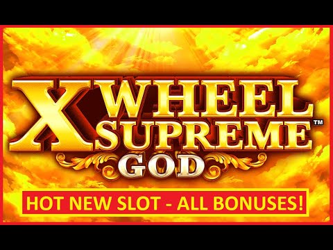 Hot. New. Slot! X Wheel Supreme God Slot Machine - LOVE IT! - YouTube