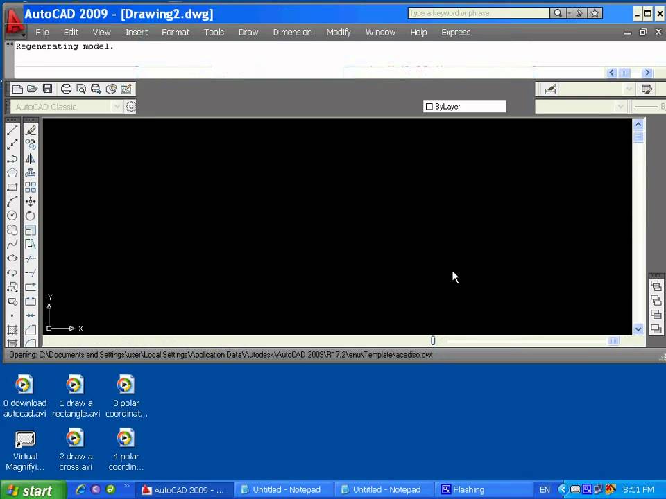 AutoCAD - Draw CAD environment for class - YouTube
