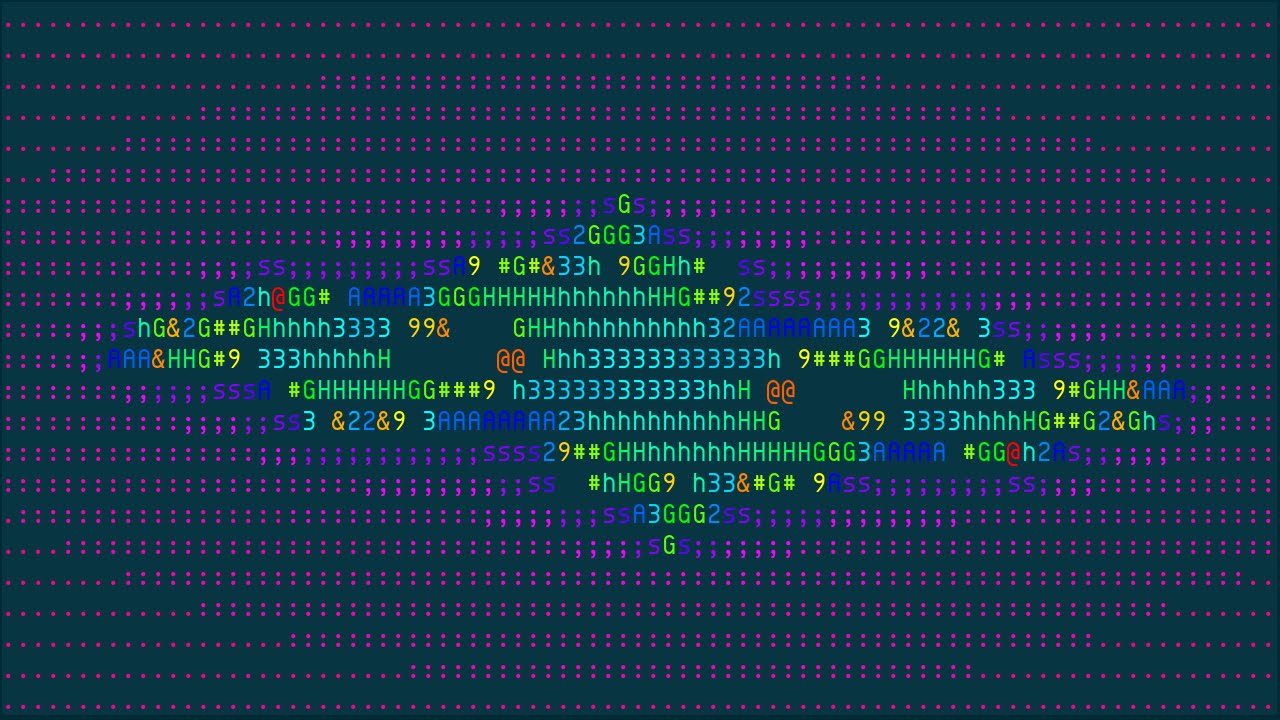 julia.py, Julia set from ASCIImatics samples - YouTube