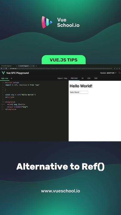 An Alternative to the Vue.js ref() Function - YouTube