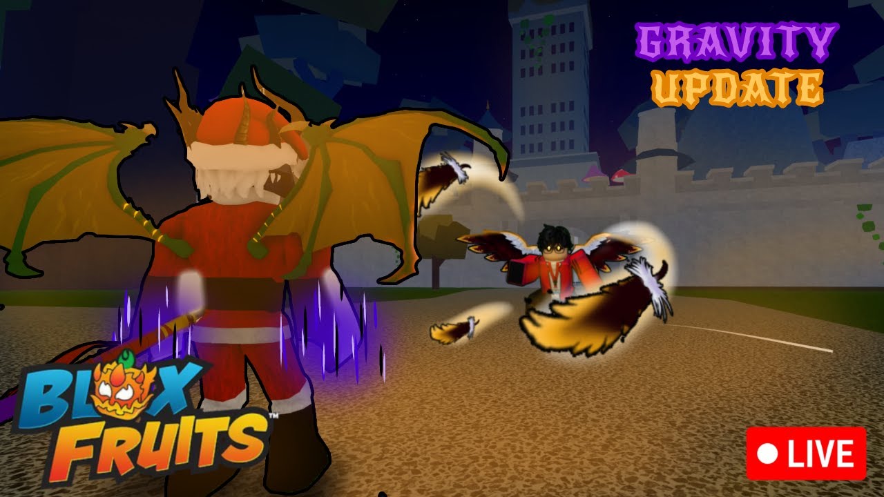 🔴LIVE - ╣Blox Fruits | Gravity Update╠ - YouTube