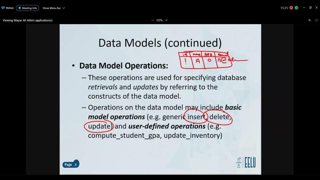 Introduction To Database Systems L2 - Lec3 ( Dr. Mayar Attia ) - YouTube